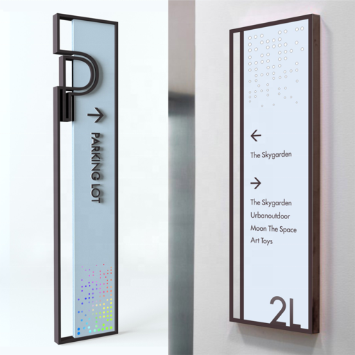 Custom signage business sign Shopping Mall Parking Wayfinding signage ...