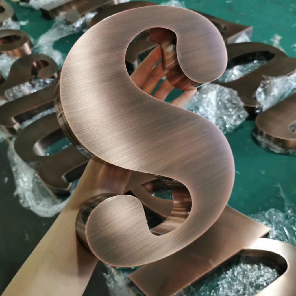 Stainless Steel letters production and use for business - ACPSigns